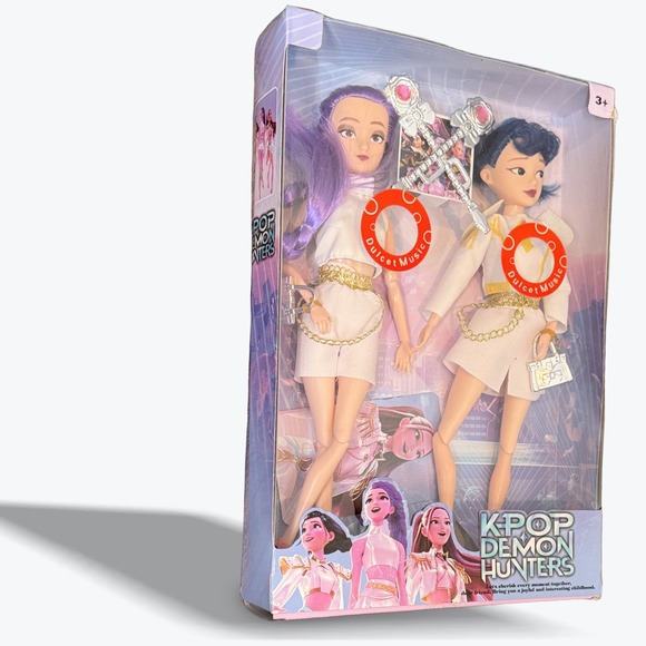Toys | Kpop Demon Hunters Fashion Dolls 2 Pack Music Light Up Kpop Girl ...